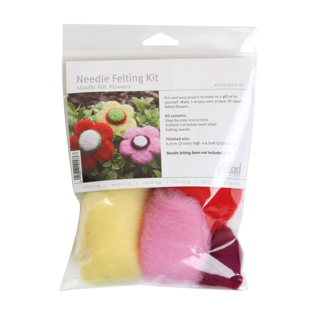 Needle Felting Kit - Flowers - Harmonique